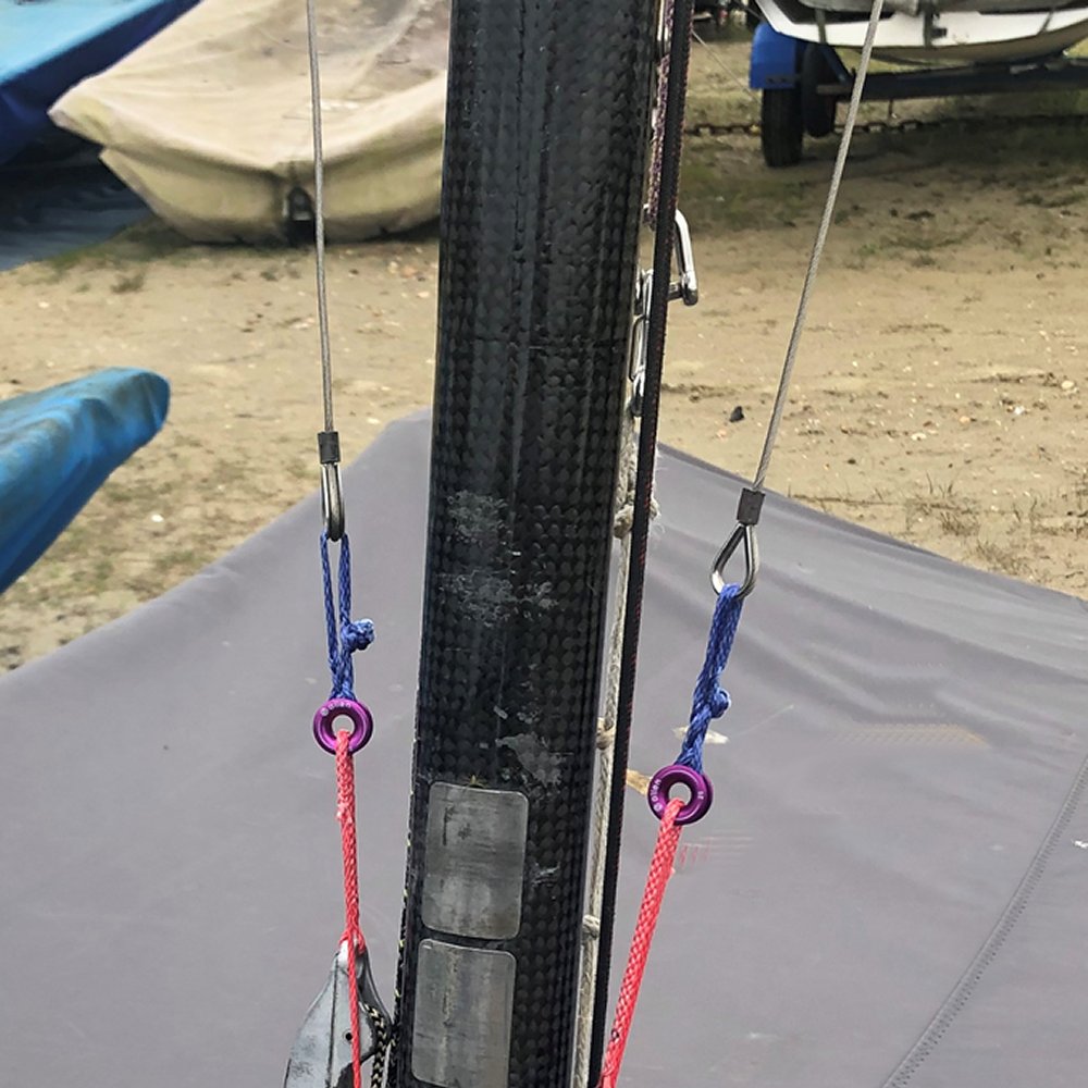 RS800 Cap Shrouds Set for Selden Mast (no cleat and 2 separate wires ...